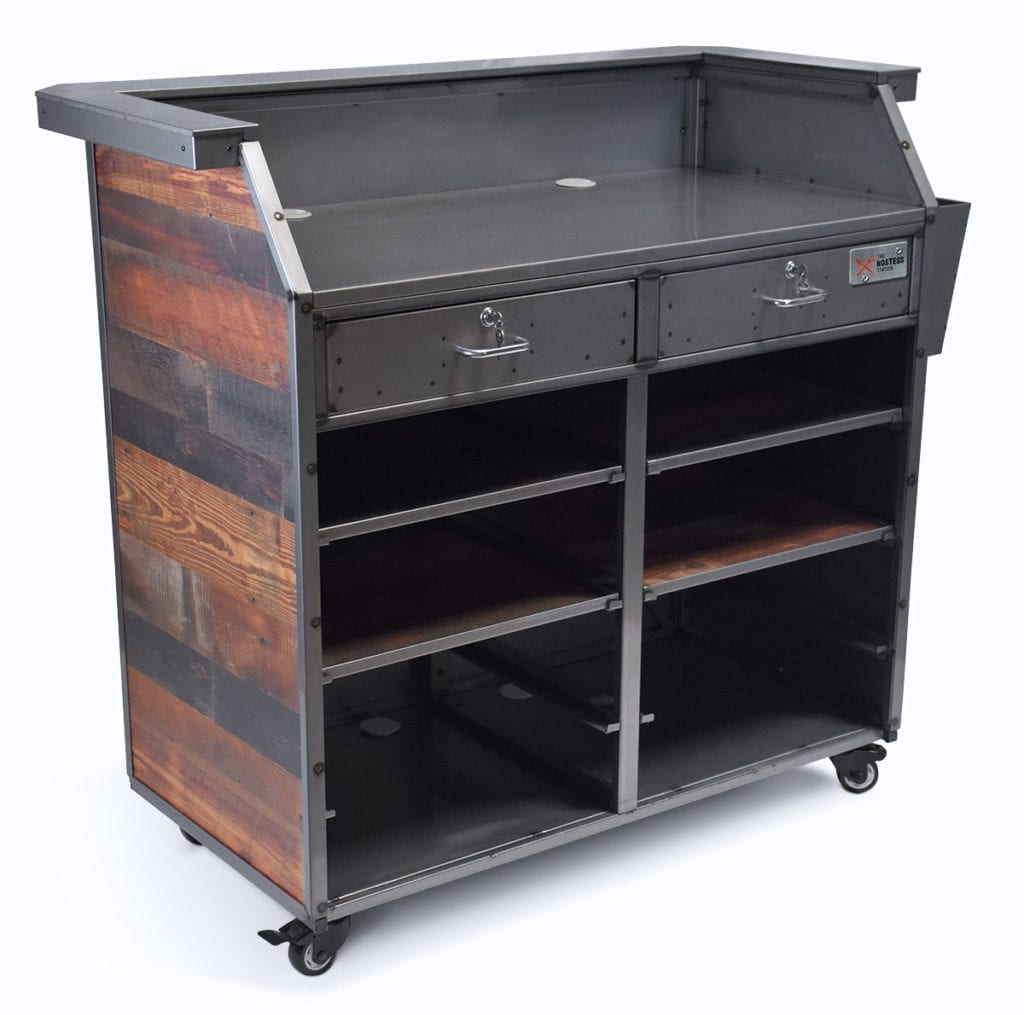 Rustic Hostess Station | Quality Restaurant Equipment | The Hostess Station